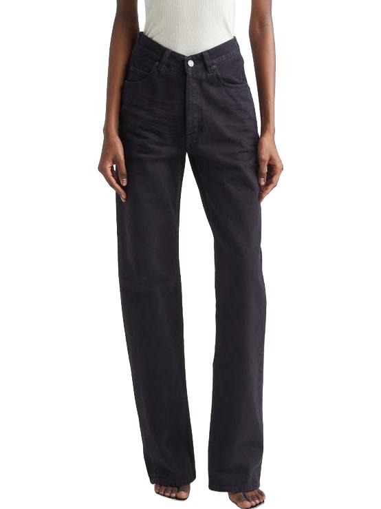 SAINT LAURENT V-Waist Wide Leg Jeans